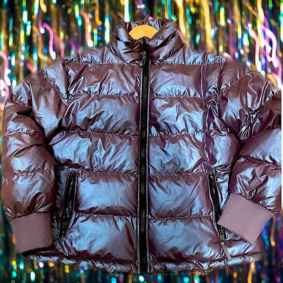 wild fable | Jackets & Coats | Nwt Purpleblue Metallic Iridescent ...